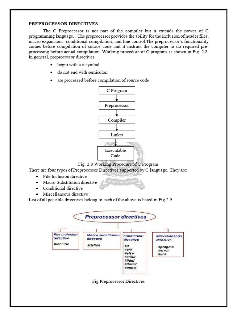 Preprocessor Directives | PDF | Parameter (Computer Programming ...