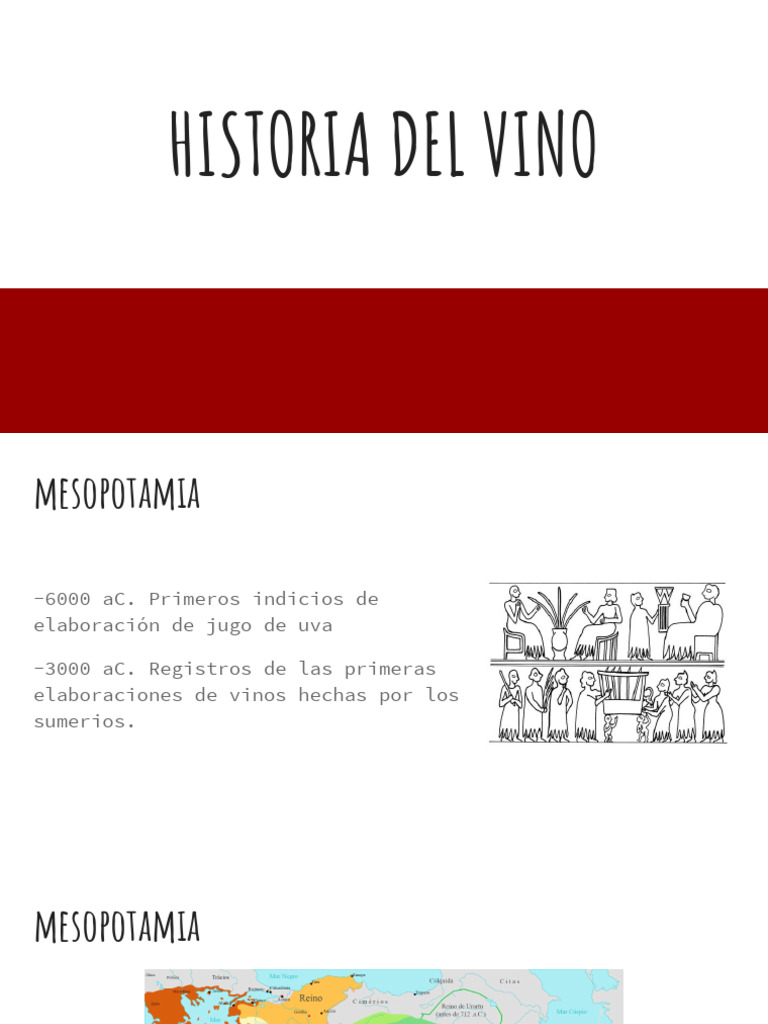 4°Clase- HISTORIA DEL VINO | PDF | Vino | Uva