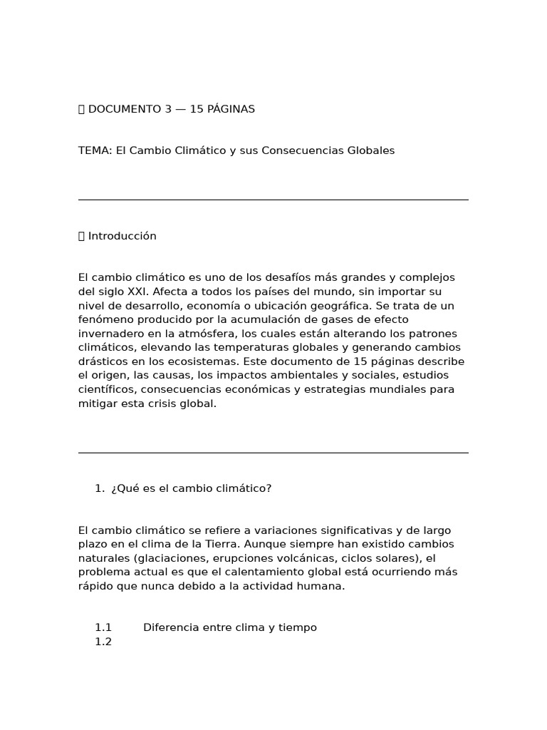 Inv 3 | PDF | Gases de efecto invernadero | Cambio climático