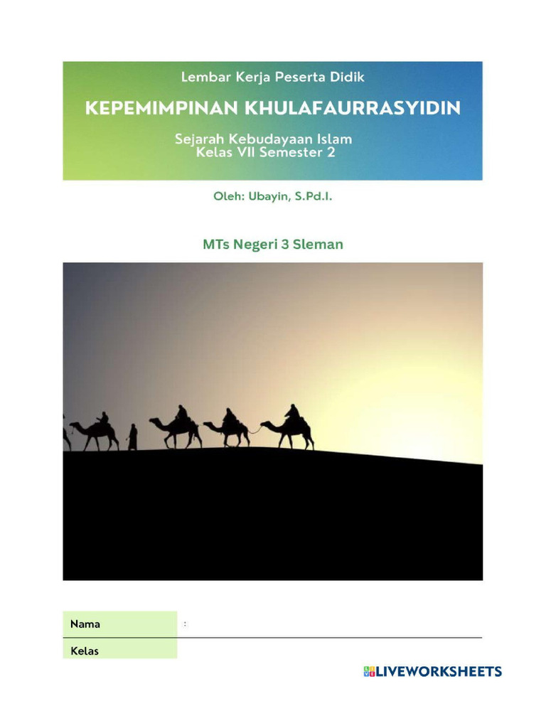 LKPD Kelas 7 Genap | PDF