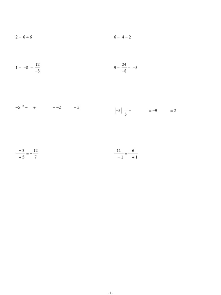 Algebra 1 Placement Test Review Worksheet | PDF | Mathematical Analysis ...