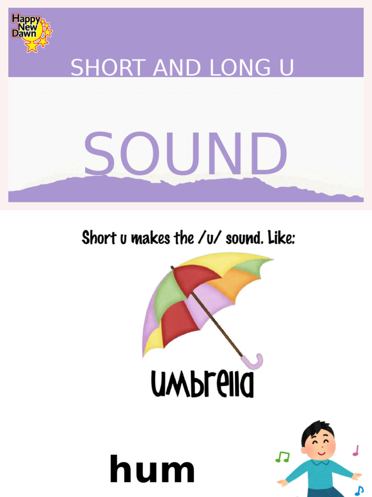 Spelling Short and Long U Sound | PDF