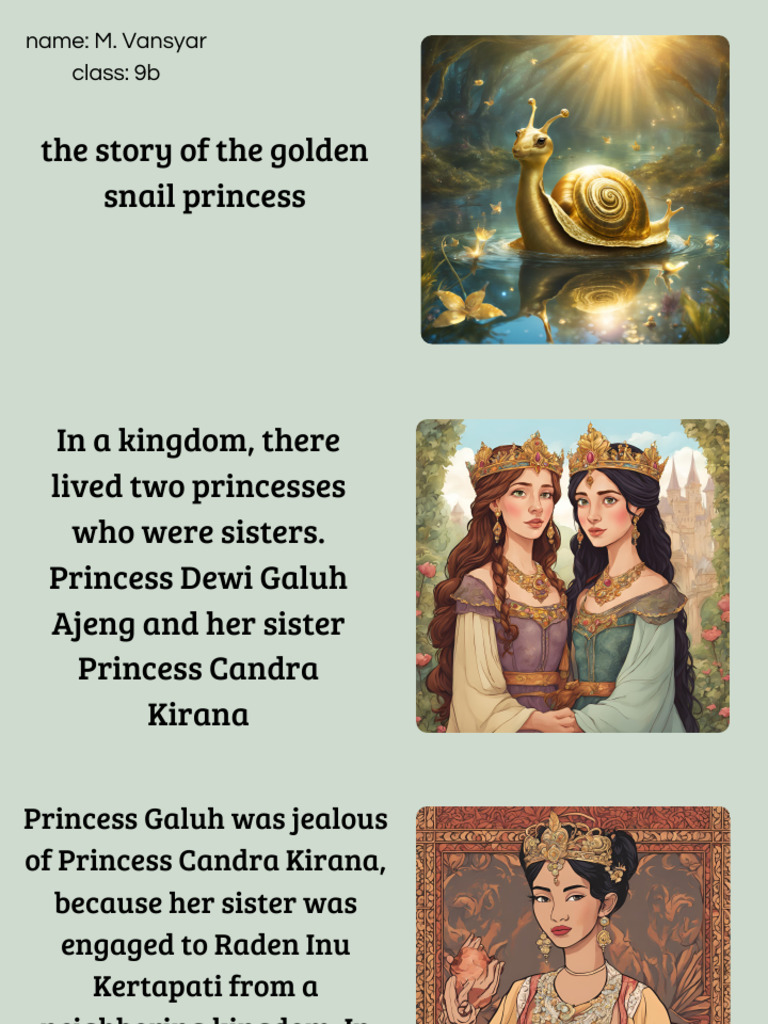 In A Kingdom, There Lived Two Princesses Who Were Sisters. Princess ...