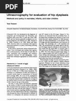 Graf Classification of Hip Dysplasia | PDF