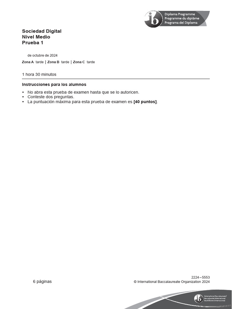 Sociedad Digital Prueba 1 NM (1) FFFFFFFFFFFFFFFFFFFFFFF | PDF ...