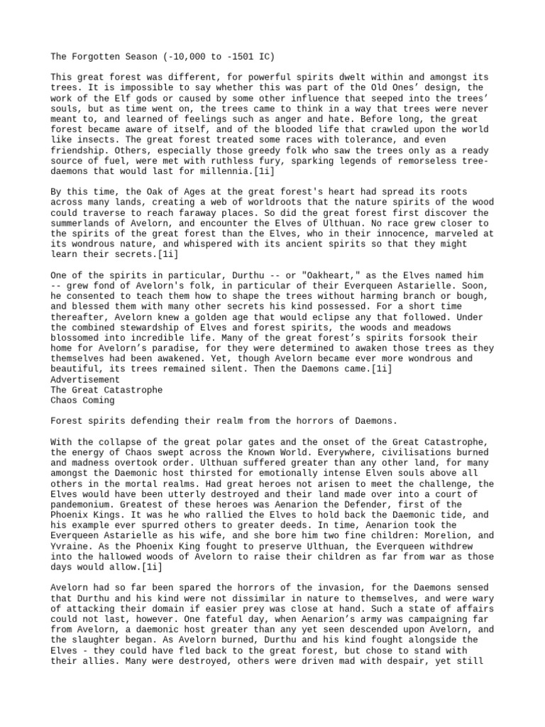 Wood Elves 2 | PDF | Elves