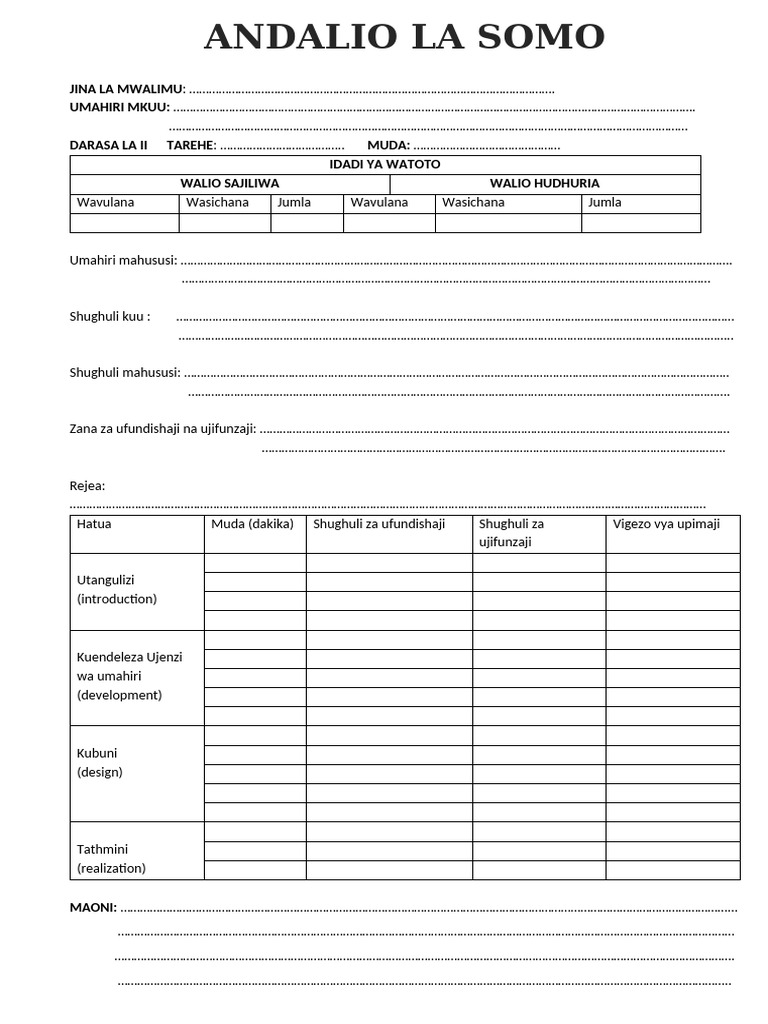 Andalio La Somo Drs La II | PDF