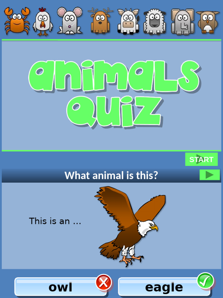 Animal Identification Quiz for Kids | PDF