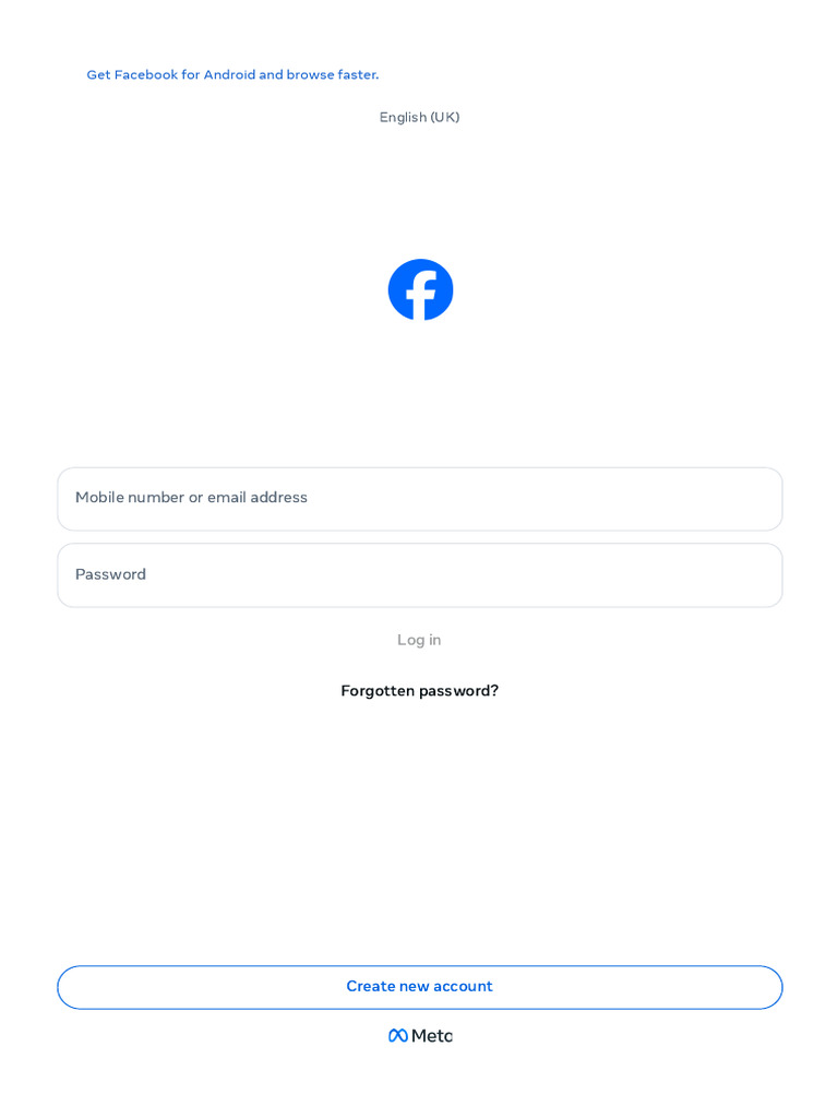 Log in To Facebook - Facebook | PDF