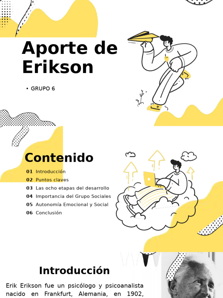Aporte de Erik Erikson - 105554 | PDF | Adultos | Psicología Social