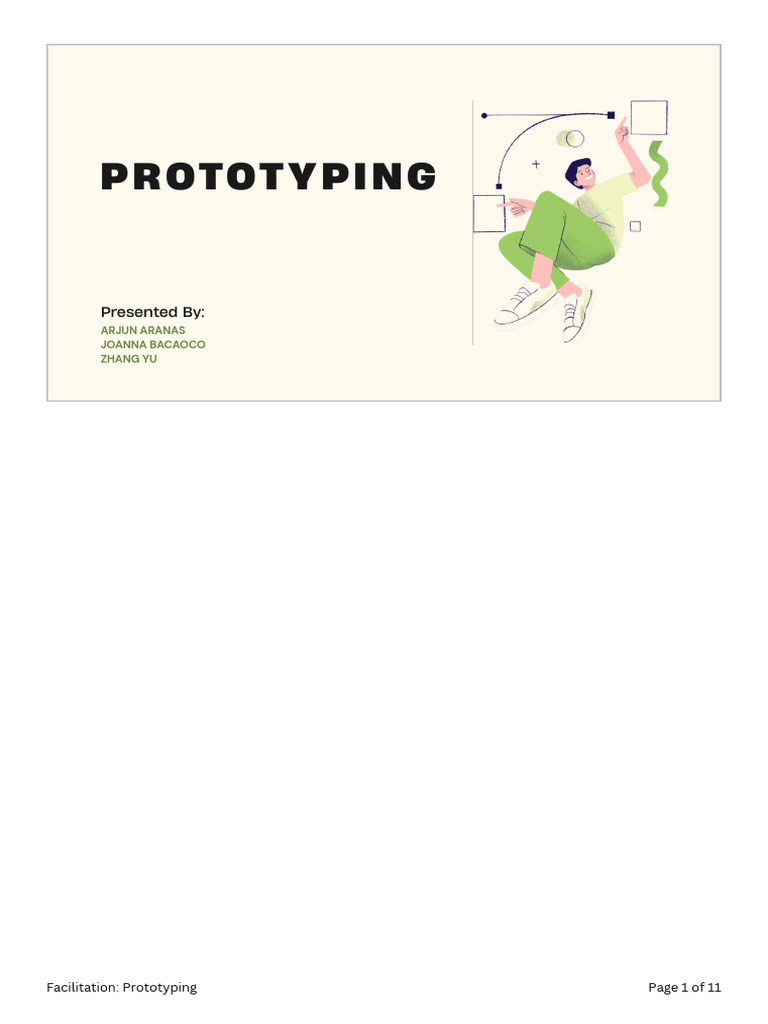 Facilitation Prototyping | PDF | Software Prototyping | Systems Engineering