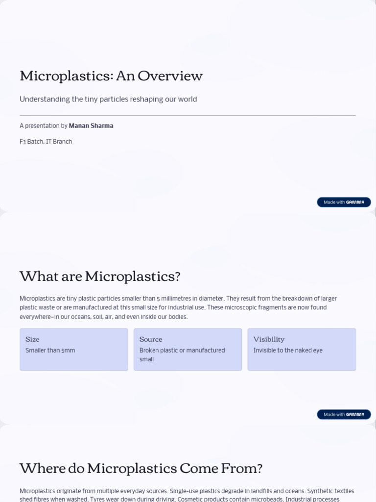 Microplastics: Sources, Risks, and Solutions | PDF | Plastic | Economy ...