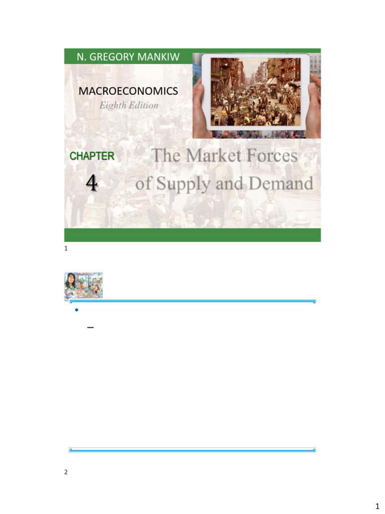 Ch 4 the Market Forces of Supply and Demand | PDF | Economic ...
