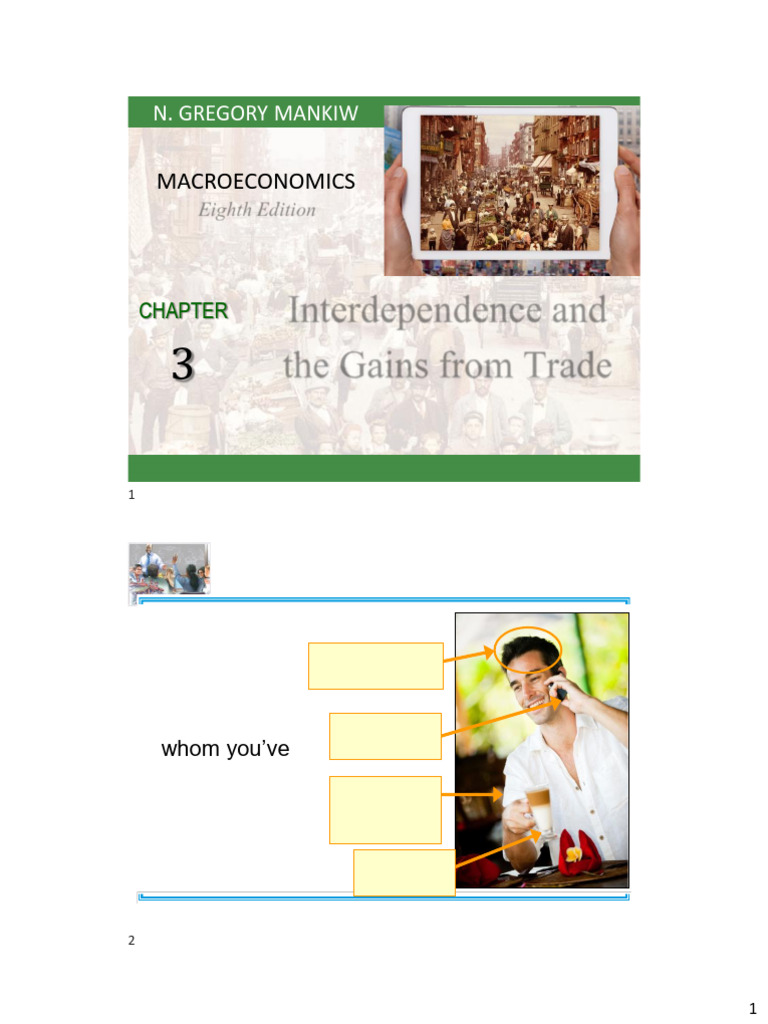 Ch 3 Interdependence and the Gains From Trade | PDF | Economies | Economics