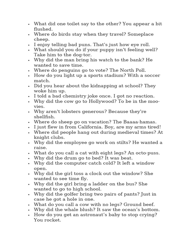 Dad Jokes | PDF