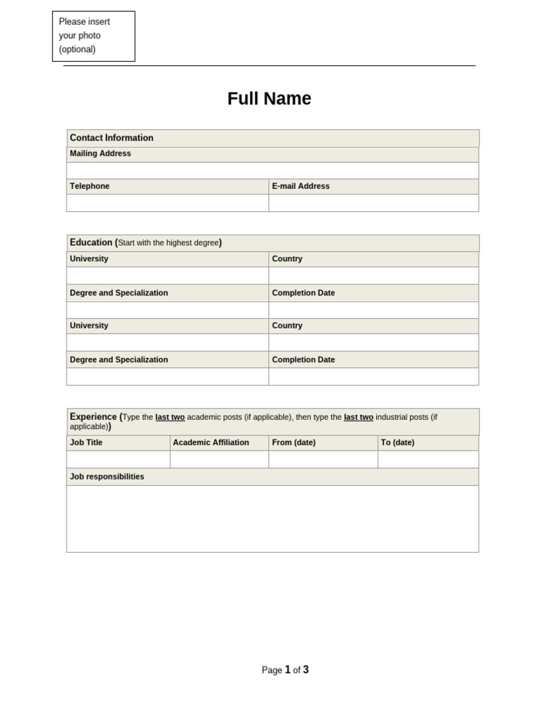 CFP Team Profile | PDF