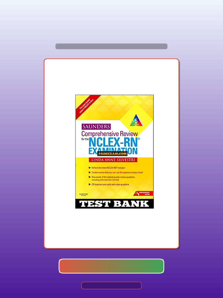 Ultimate Bundle Saunders Comprehensive Review For The NCLEXRN ...