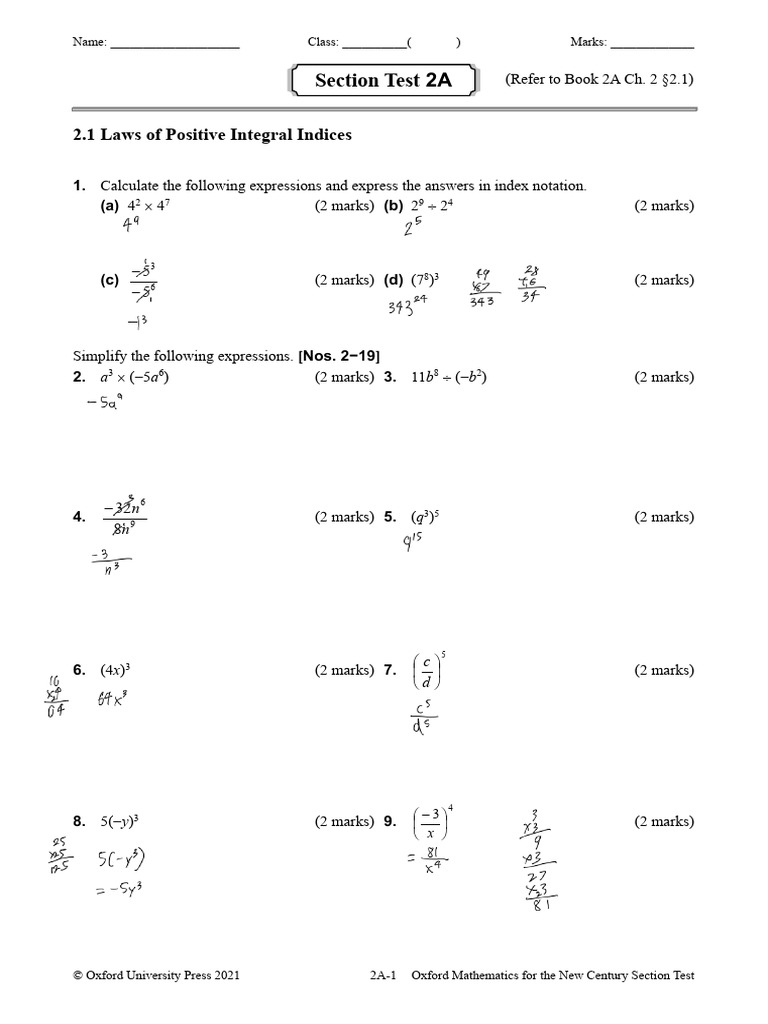 A - Laws of Positive Indices | PDF | Chess | Chess Theory