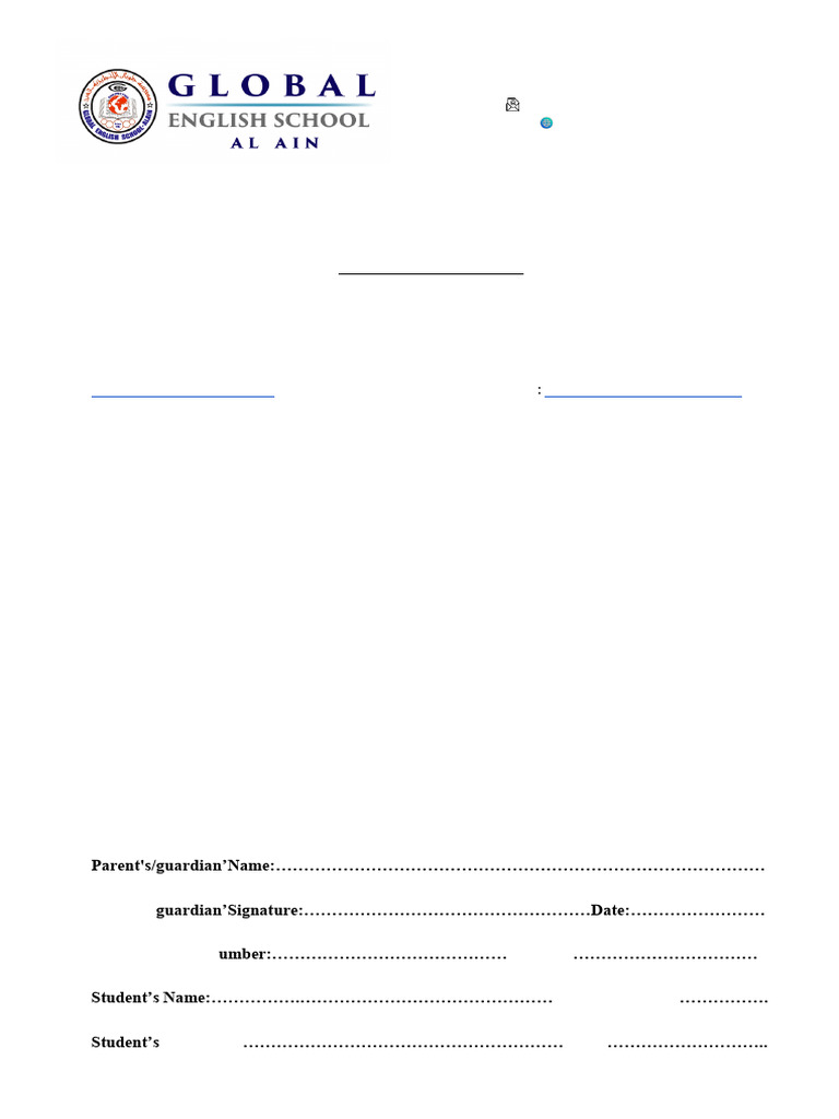 Behavioural Management Policy Agreement | PDF