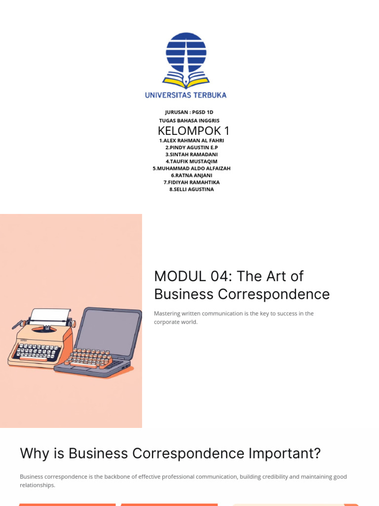 Mastering Business Correspondence Skills | PDF | Communication | Human ...