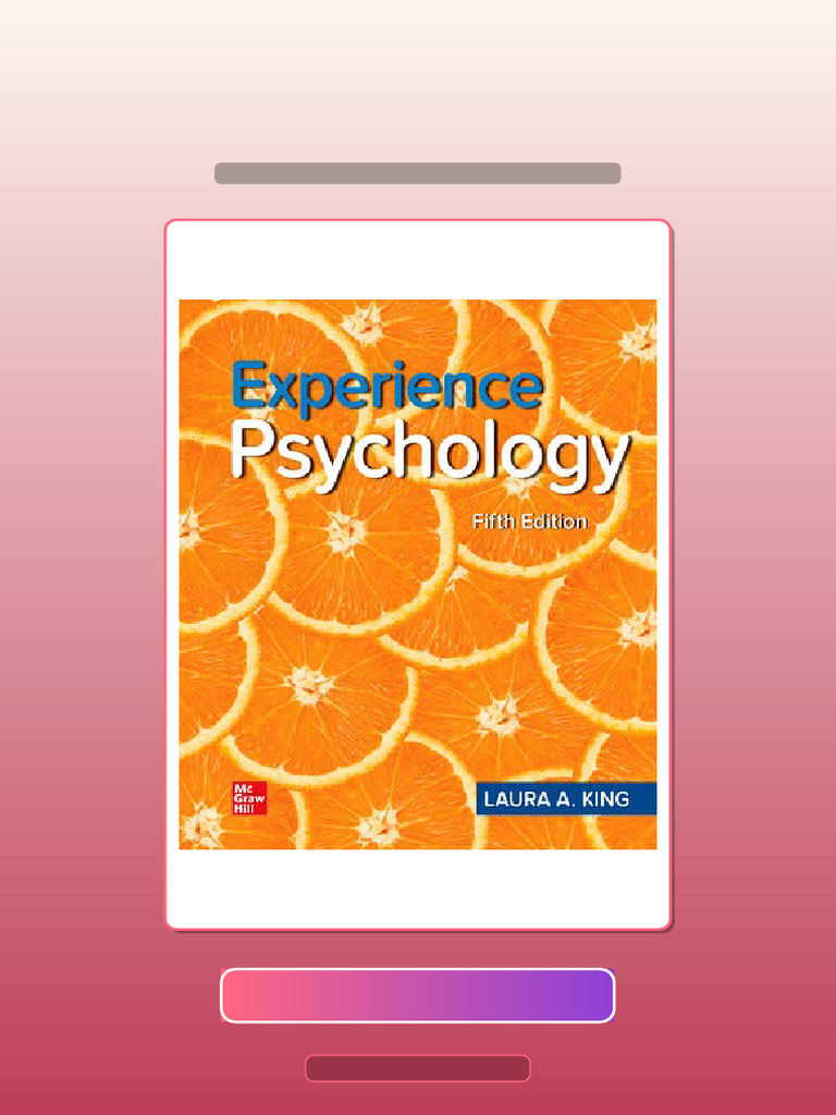 Ultimate Bundle Experience Psychology 5thedition by Laura King Ebook ...