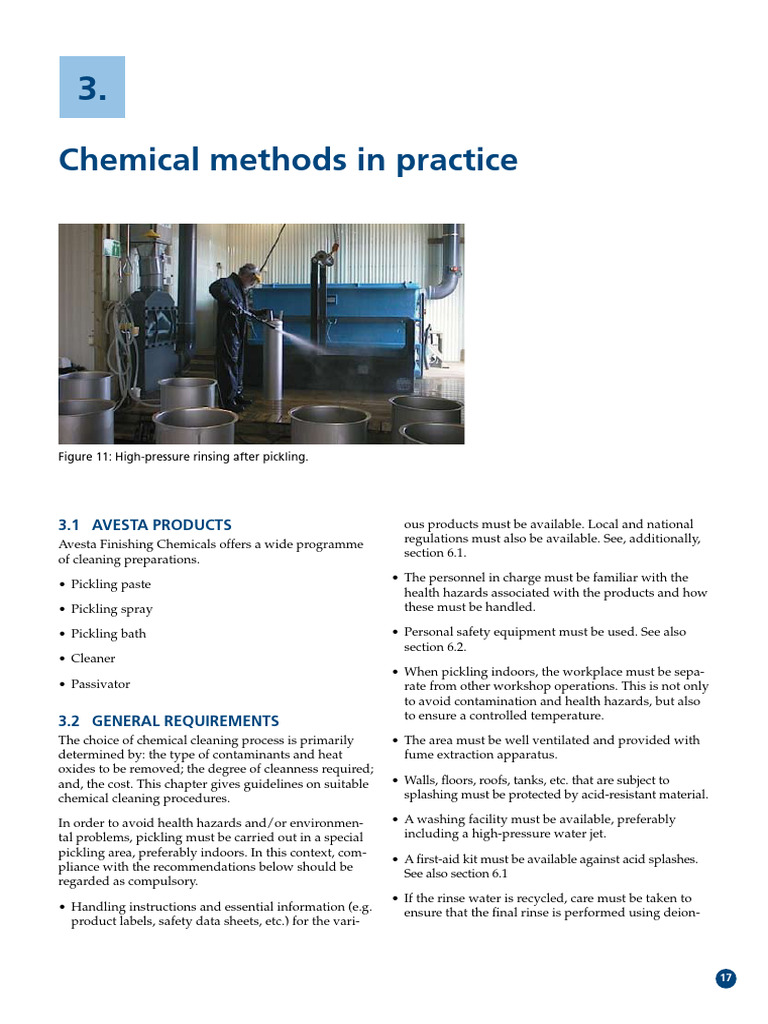Chemical Cleaning and Pickling Guide | PDF | Welding | Construction