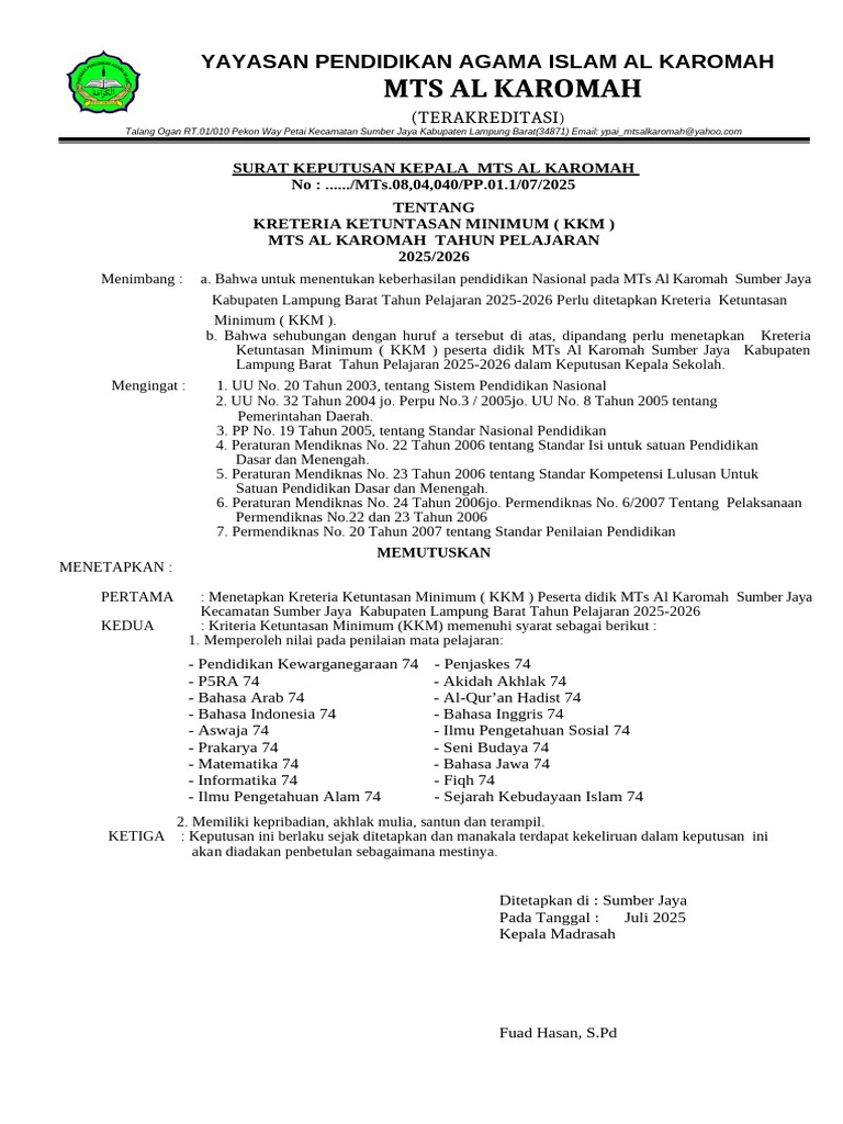 2.3.1.1._SK_PENENTUAN_KKM | PDF