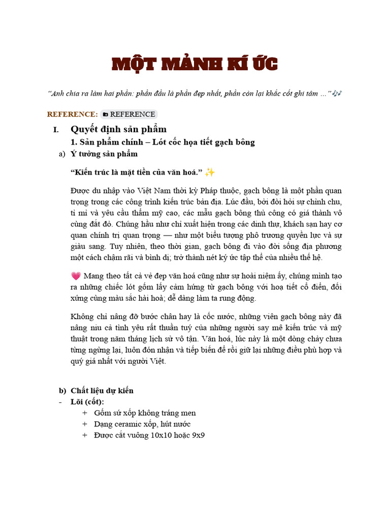Mgc - Teamwork - Team 7 - một Mảnh Kí Ức - tiến Dũng | PDF