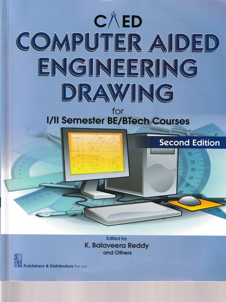Computer Aided Engineering Drawing 1 &2 Sem | PDF