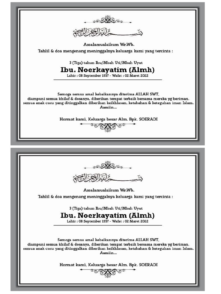 Pak Hartoyo Label Tahlil | PDF