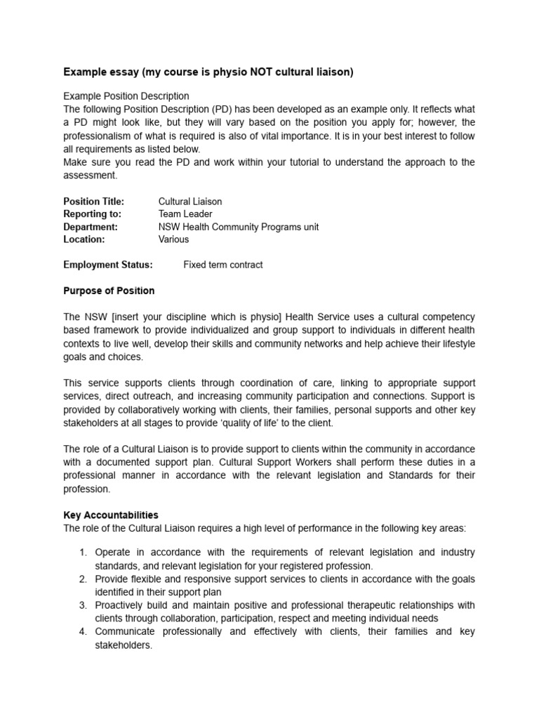 Example Essay | PDF
