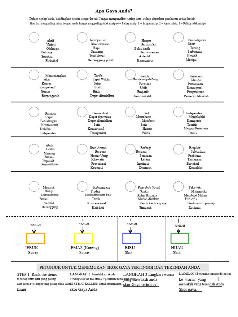 Penilaian Warna Sejati (1) | PDF