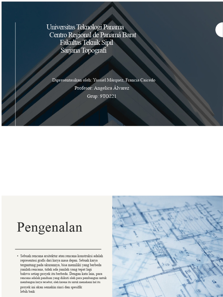 Rencana Elevasi Arsitektur dan Detailnya | PDF