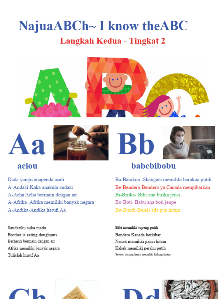 Buku Anak Najua ABCh L2_Swahili | PDF