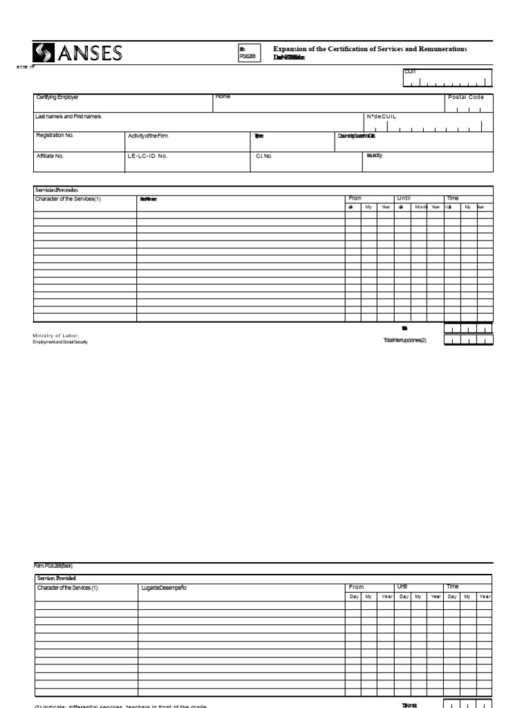 PS. 6.268 Form For Teachers (Front and Back) | PDF