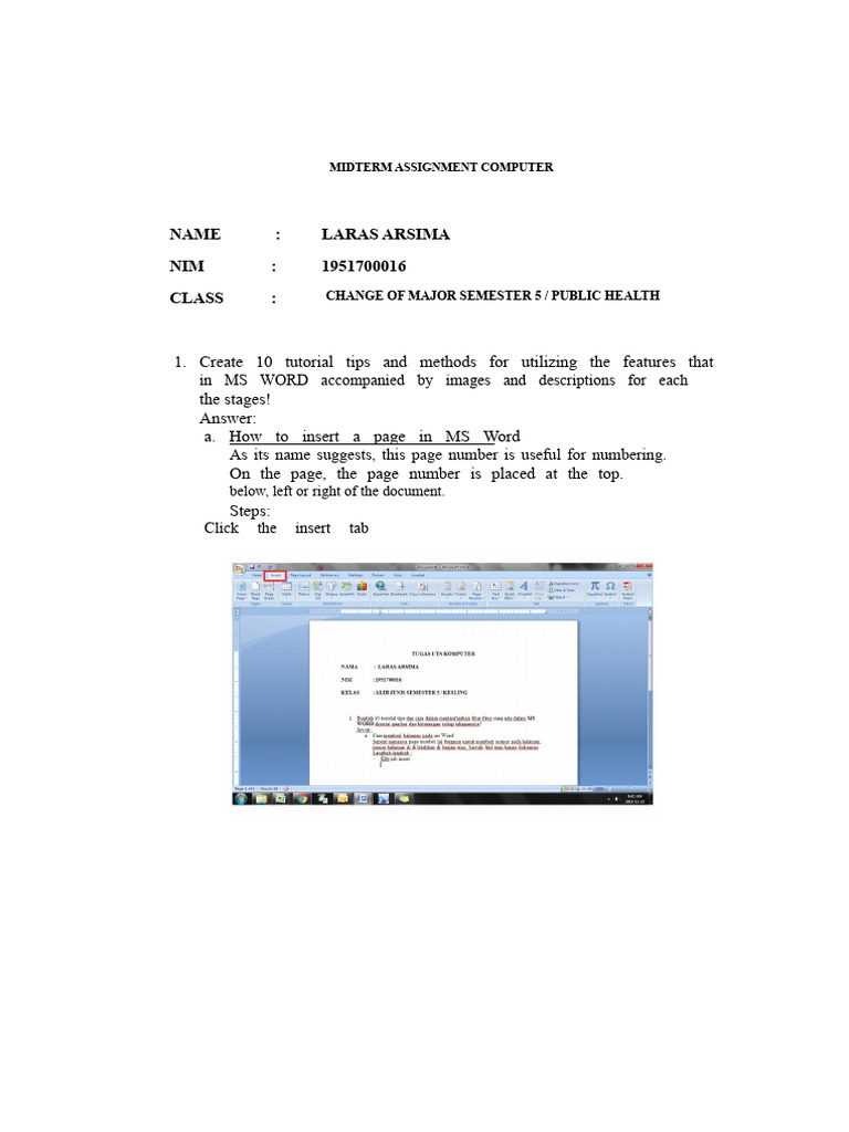 Computer Tutorial MS Word, Excel & Power Point | PDF | Letter Case ...