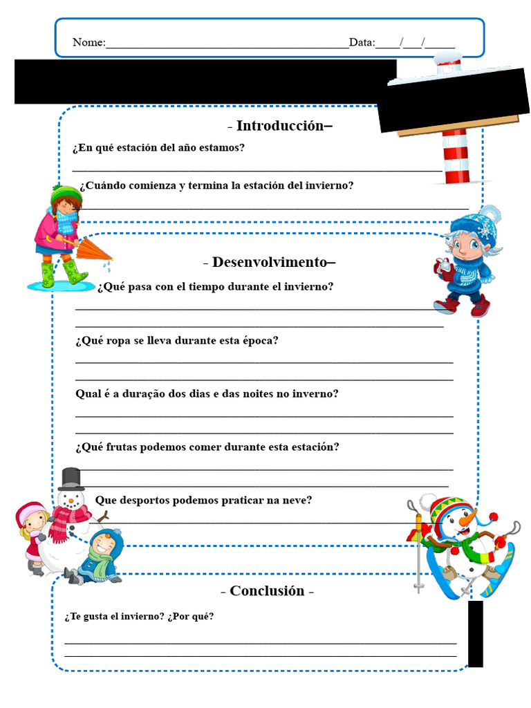 Todo sobre el invierno: clima y actividades | PDF