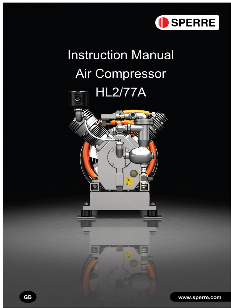 Sperre Manual Compressor - PT BR | PDF | Valve | Switch