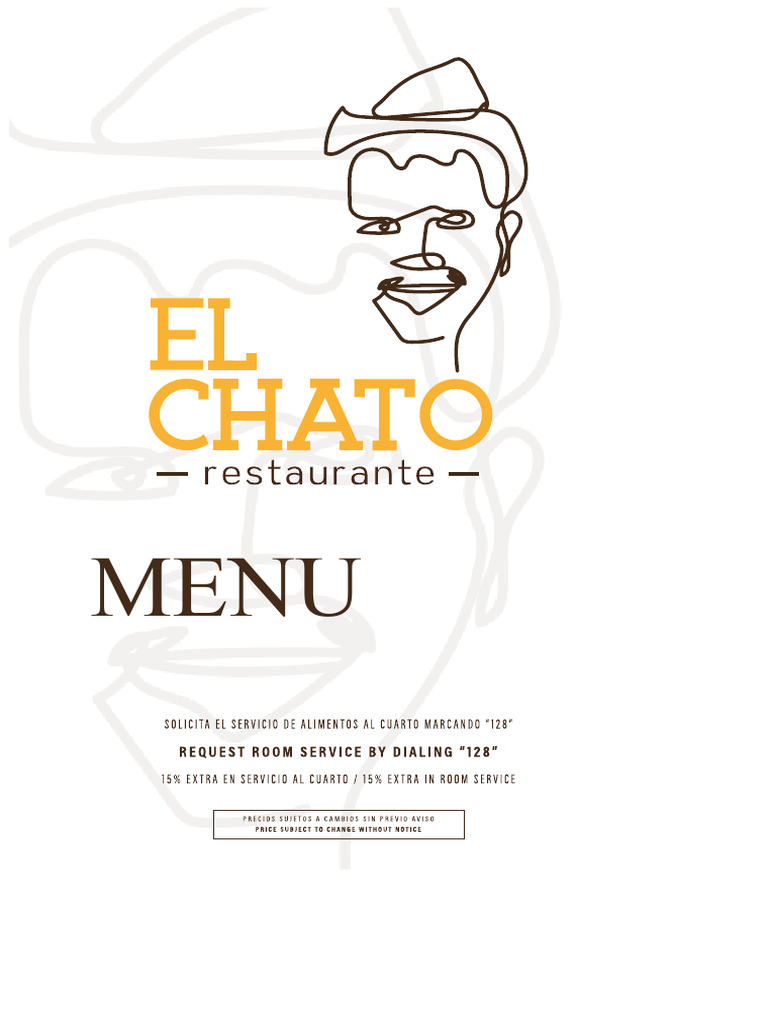 Menu El Chato 20231.5 | PDF | Salad | Menu