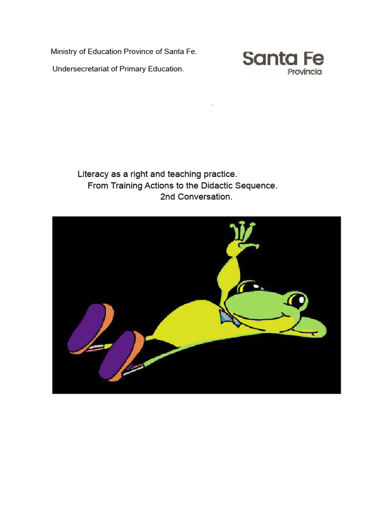 Didactic Sequence Pdf Literacy Written Communication