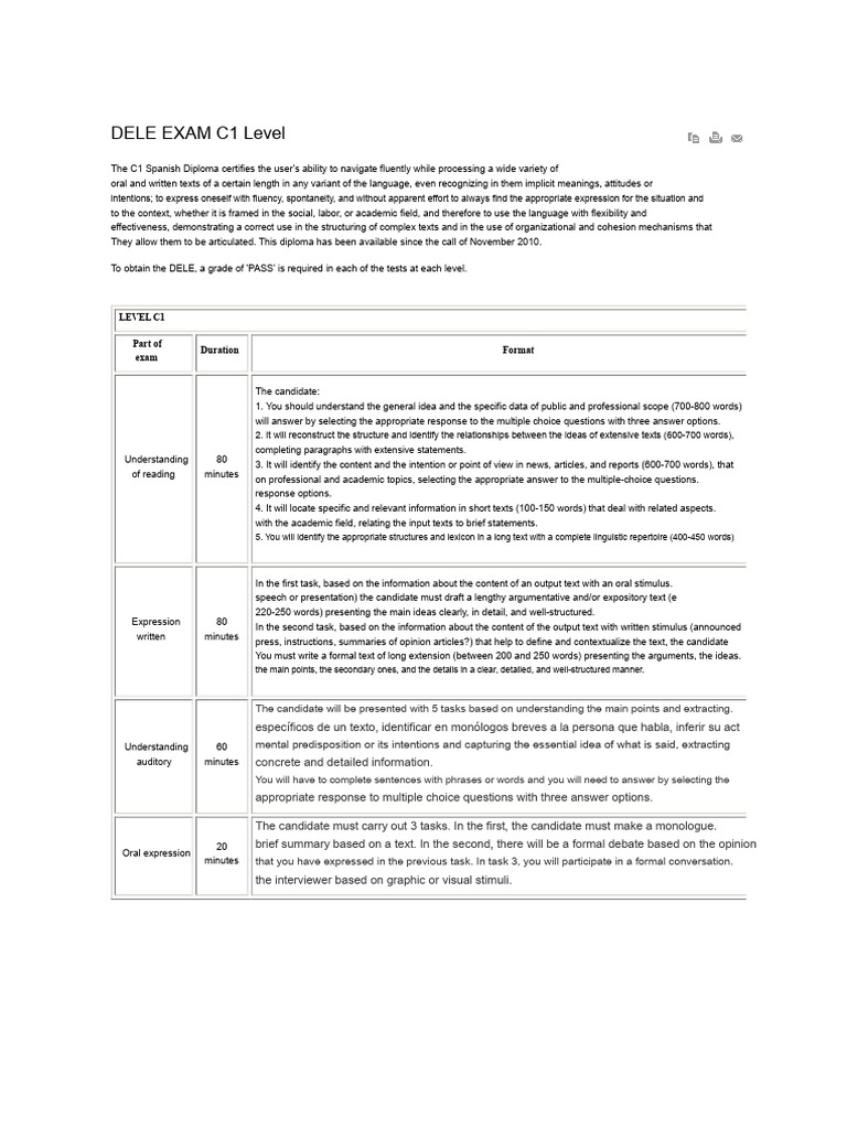 C1 Level Exam | PDF | Reading Comprehension | Cognitive Psychology