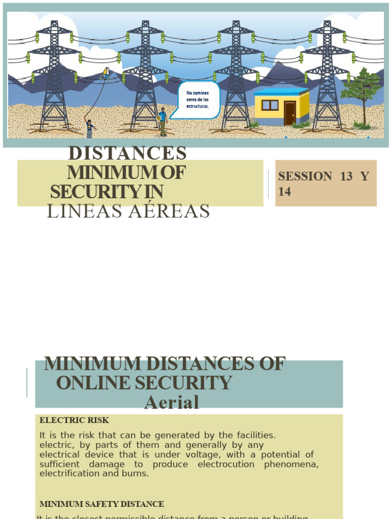 Minimum Safety Distances in Airlines | PDF | Electric Power ...