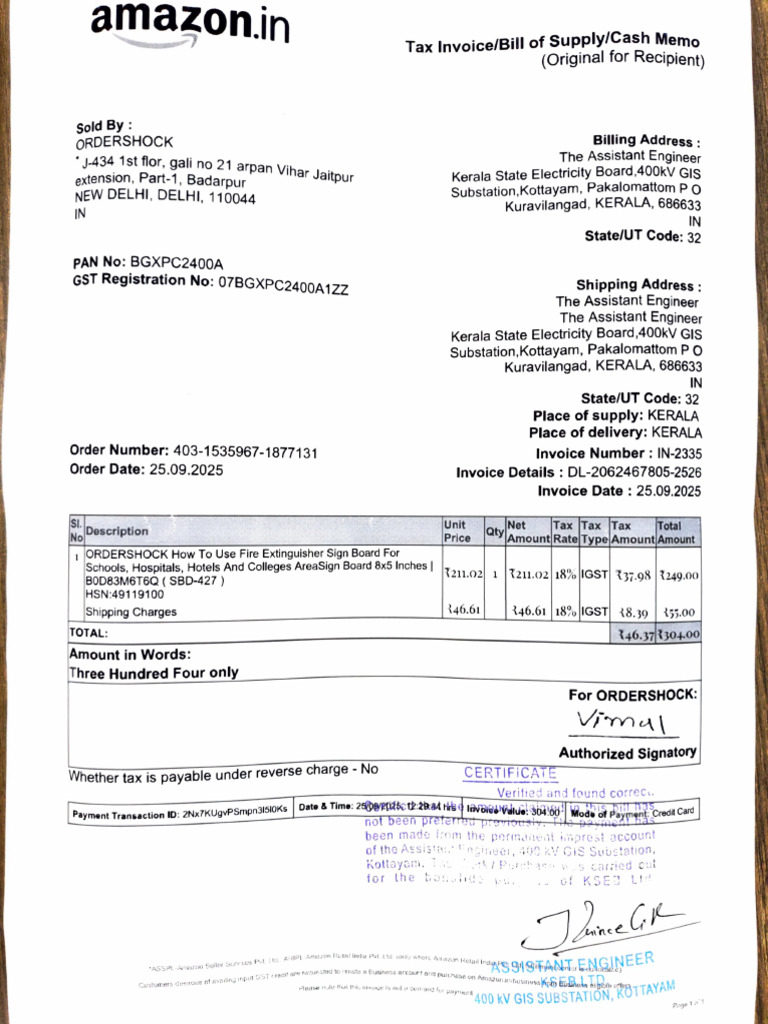 Imp Nov-5 | PDF | Invoice | Payments
