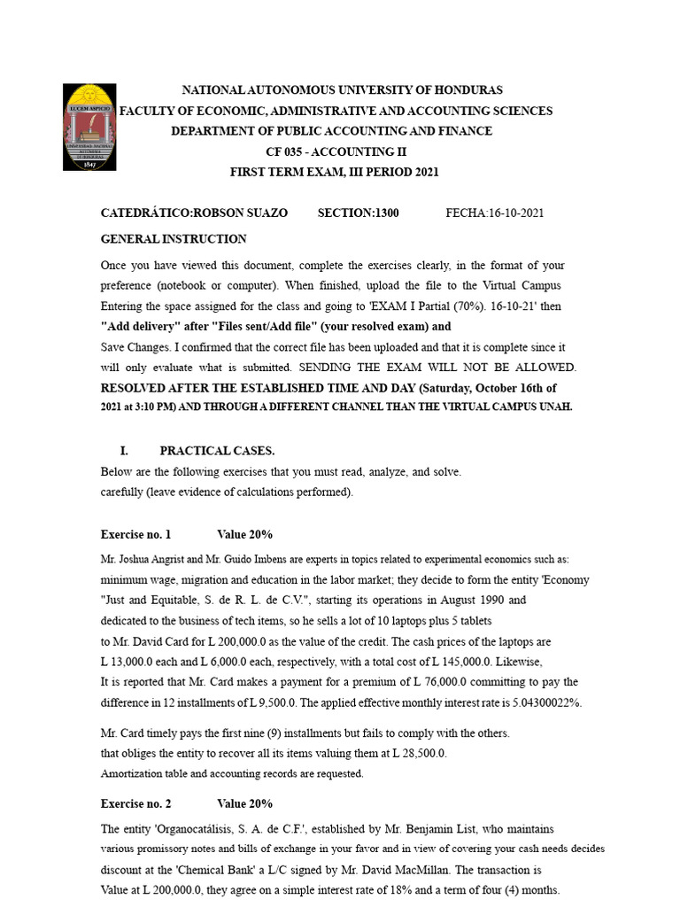 I. Midterm Exam | PDF | Banks | Credit Card