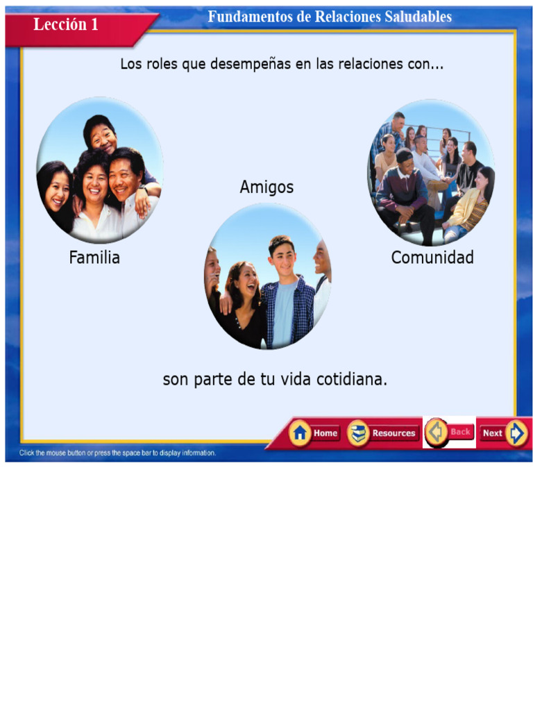 Fundamentos de Relaciones Saludables | PDF | Amistad