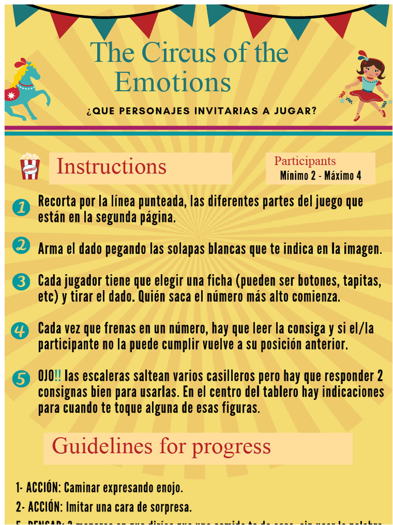 Circus of Emotions | PDF