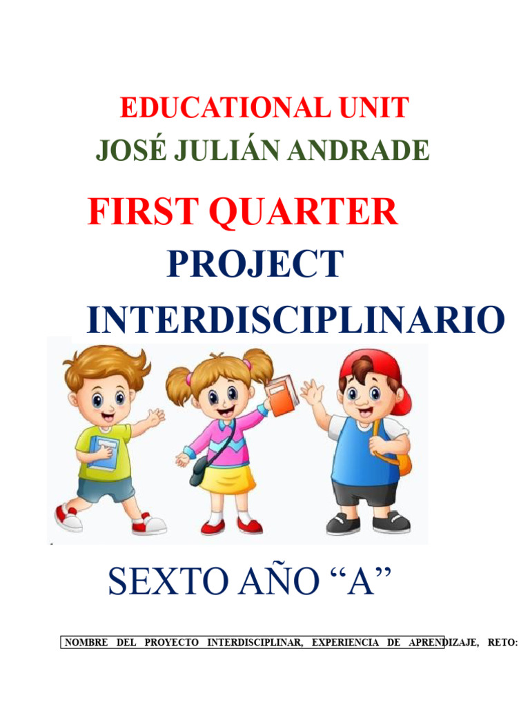 Interdisciplinary Project First Trimester 6 A | PDF | Invertebrate | Plants