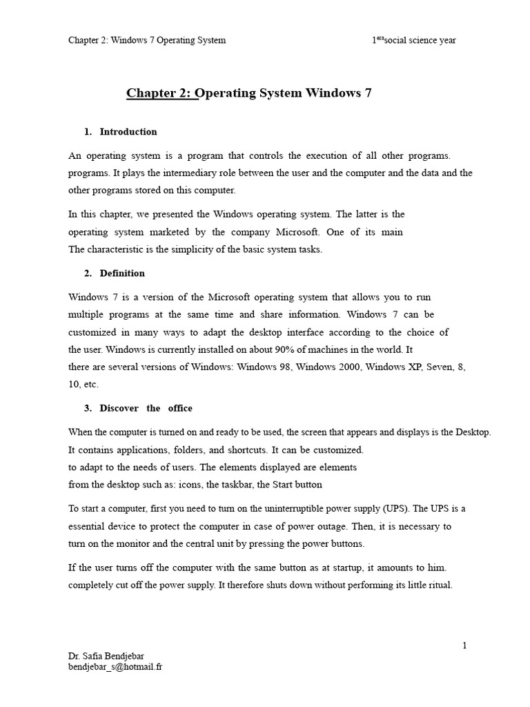 Chapter 2 Windows | PDF | Window (Computing) | Icon (Computing)
