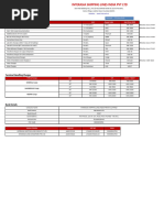 Inland Haulage Charges Overview | PDF | Freight Transport | Payments