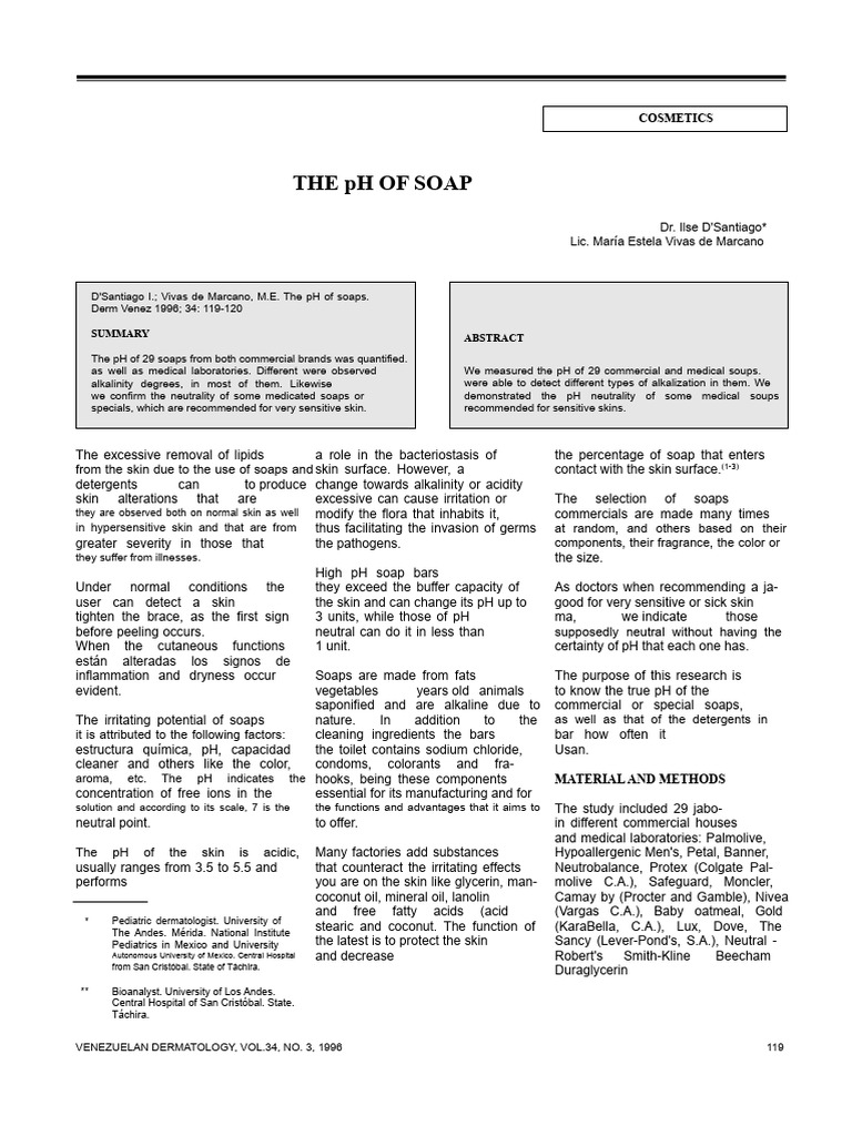 PH Soap | PDF | Ph | Soap